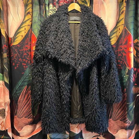Zara | Jackets & Coats | Zara Faux Fur Coat | Poshmark